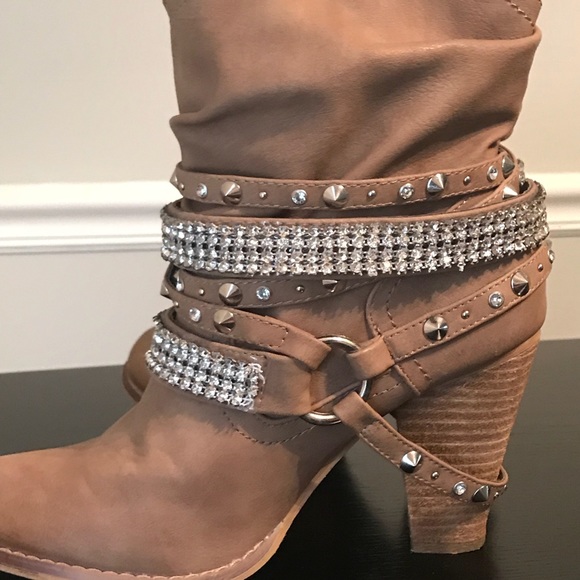 Not Rated | Shoes | Not Rated Bling Booties | Poshmark